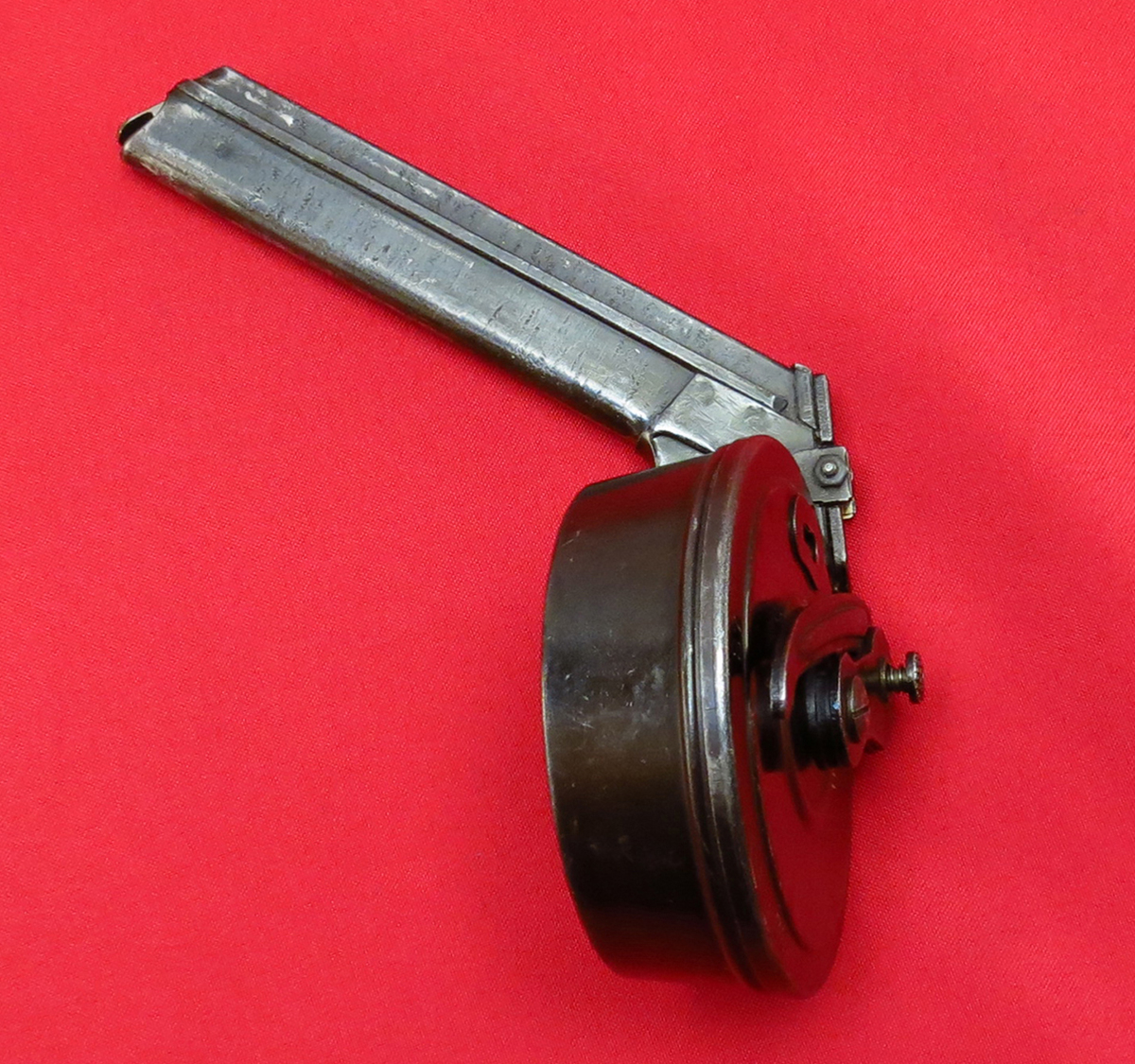 German Ww1 Artillery Luger 9mm Snail Drum Magazine...Good Original ...