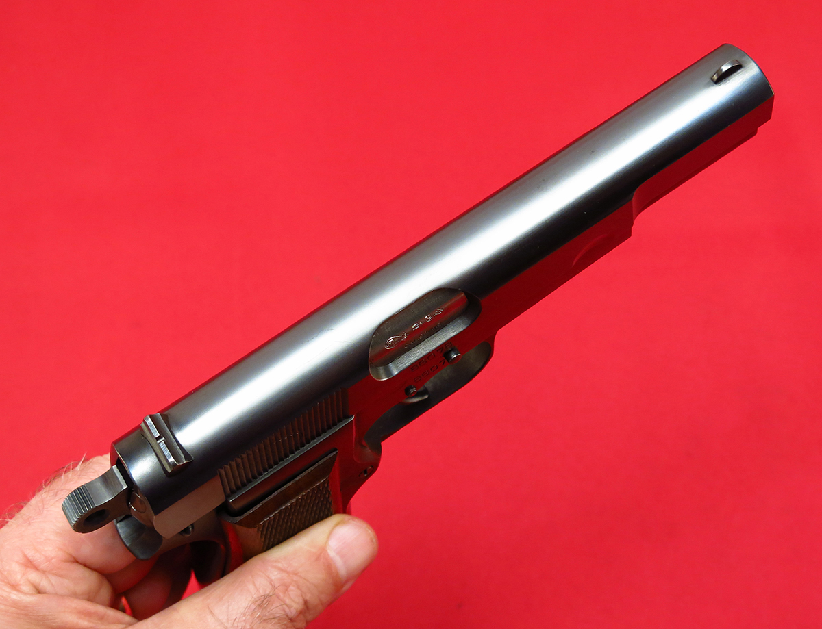 BROWNING (FN) - ~ HI-POWER 9mm...THUMB PRINT SLIDE, RING HAMMER ...