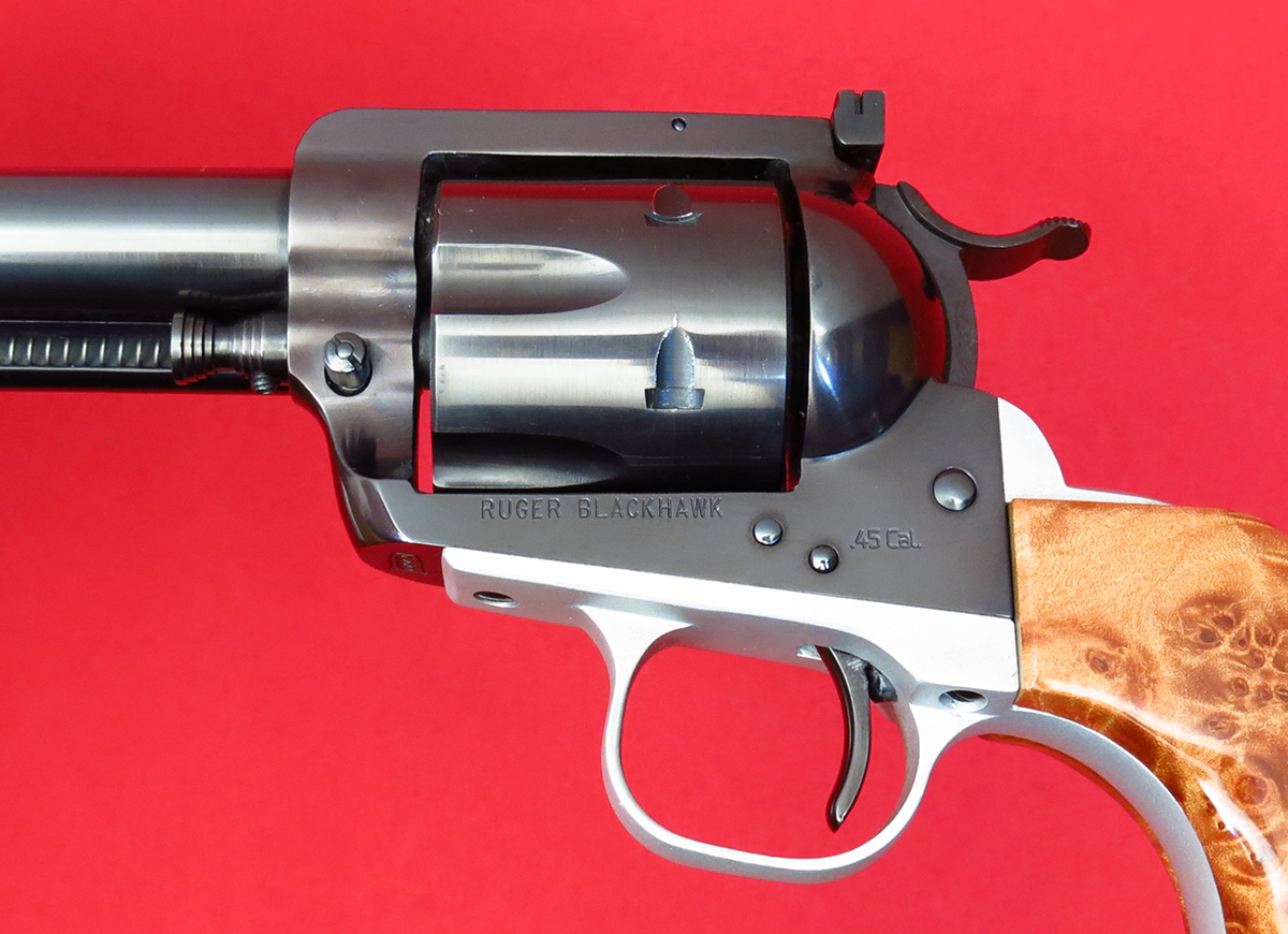 Ruger Clements Custom Flat-Top Blackhawk Dual Cyl. Conversion .45lc ...