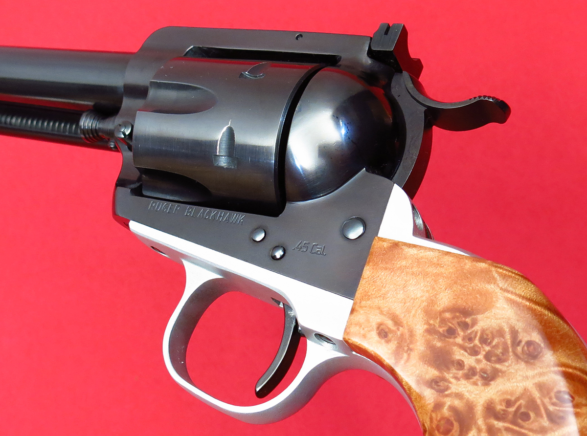 Ruger Clements Custom Flat-Top Blackhawk Dual Cyl. Conversion .45lc ...