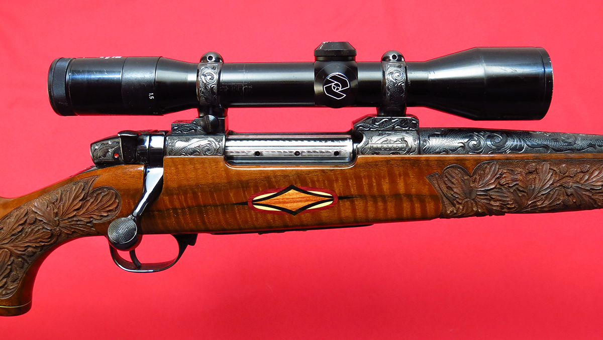 Weatherby Mark V Crown Custom...Top Of The Line...Engraved/Carved Stock ...
