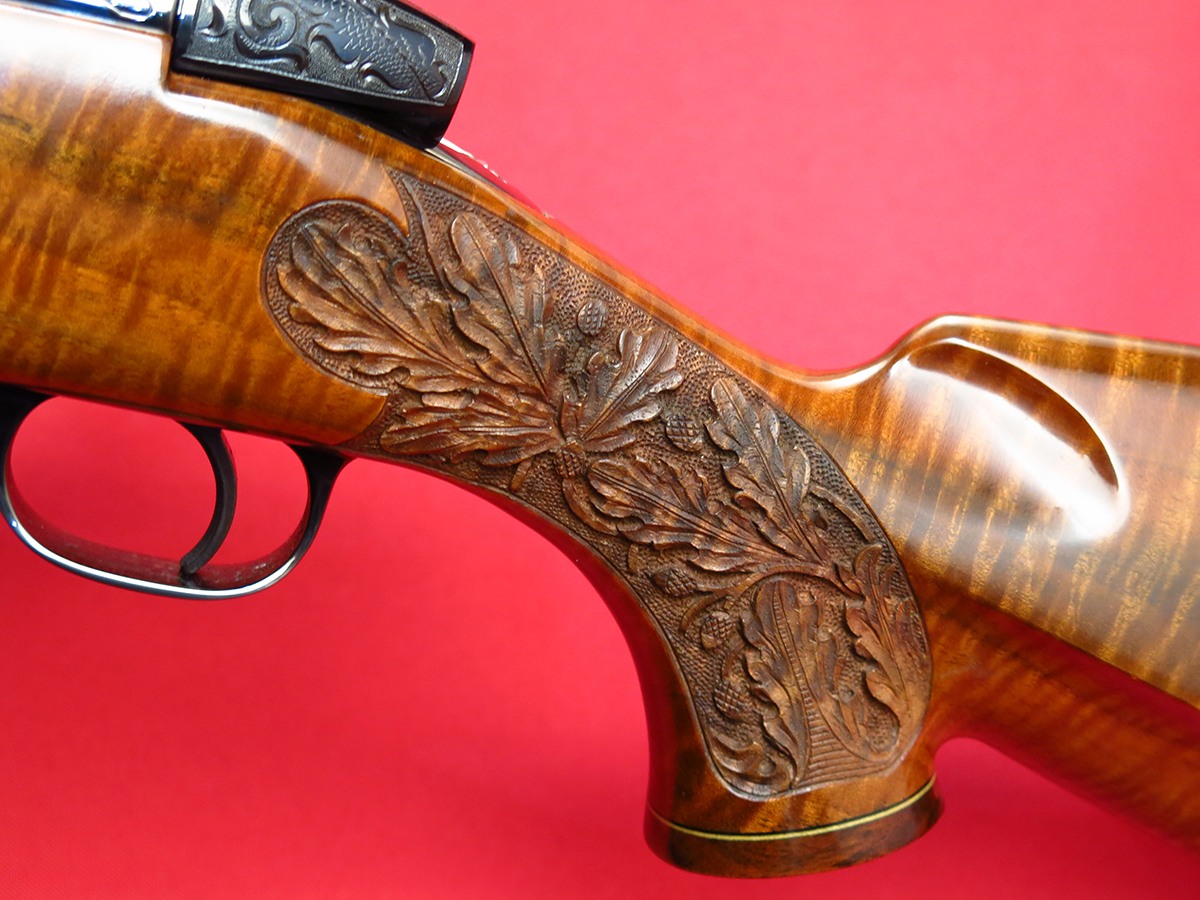 Weatherby Mark V Crown Custom...Top Of The Line...Engraved/Carved Stock ...