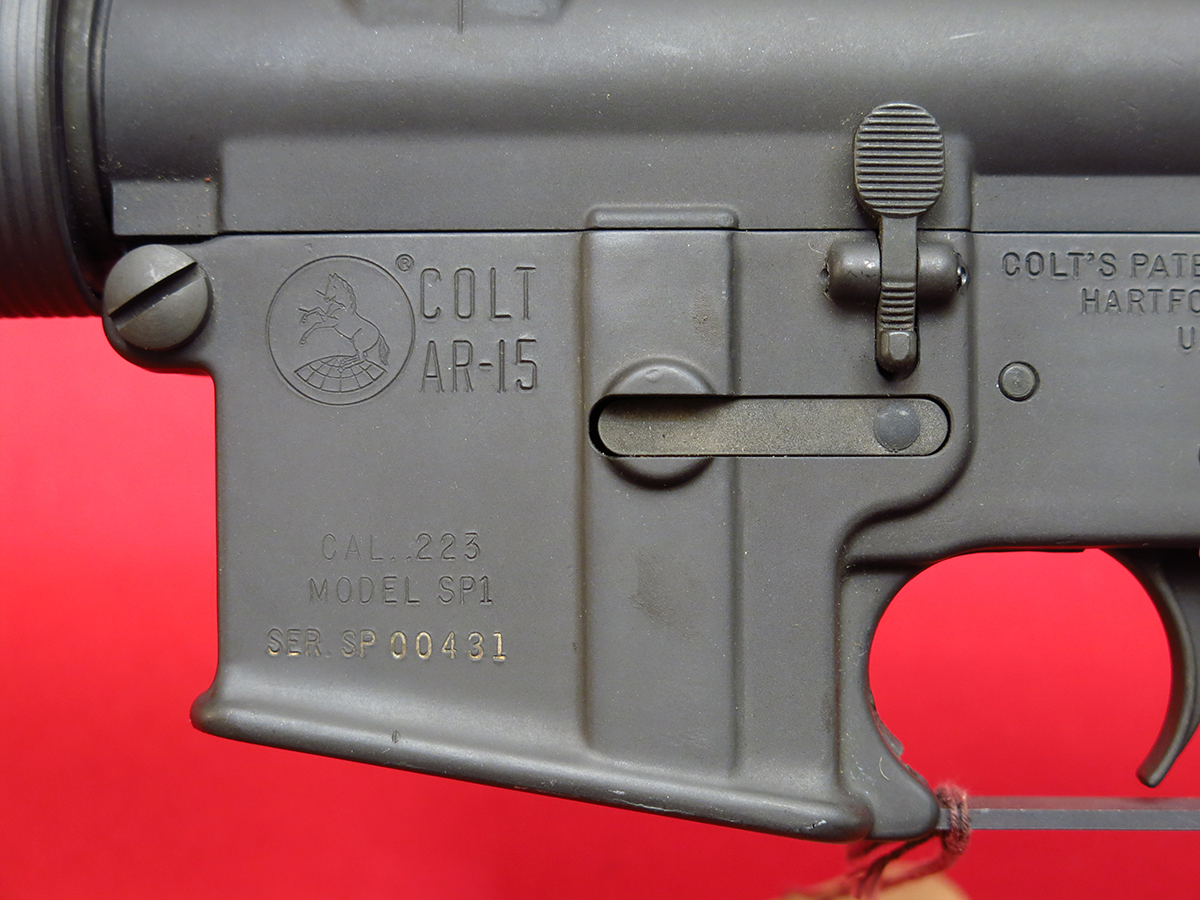 Colt 1st Year (1964) Ar-15 Sp1...3-Digit Sn#...All Original In Factory ...