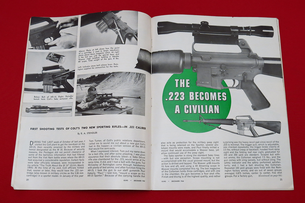 Colt 1st Year (1964) Ar-15 Sp1...3-Digit Sn#...All Original In Factory ...