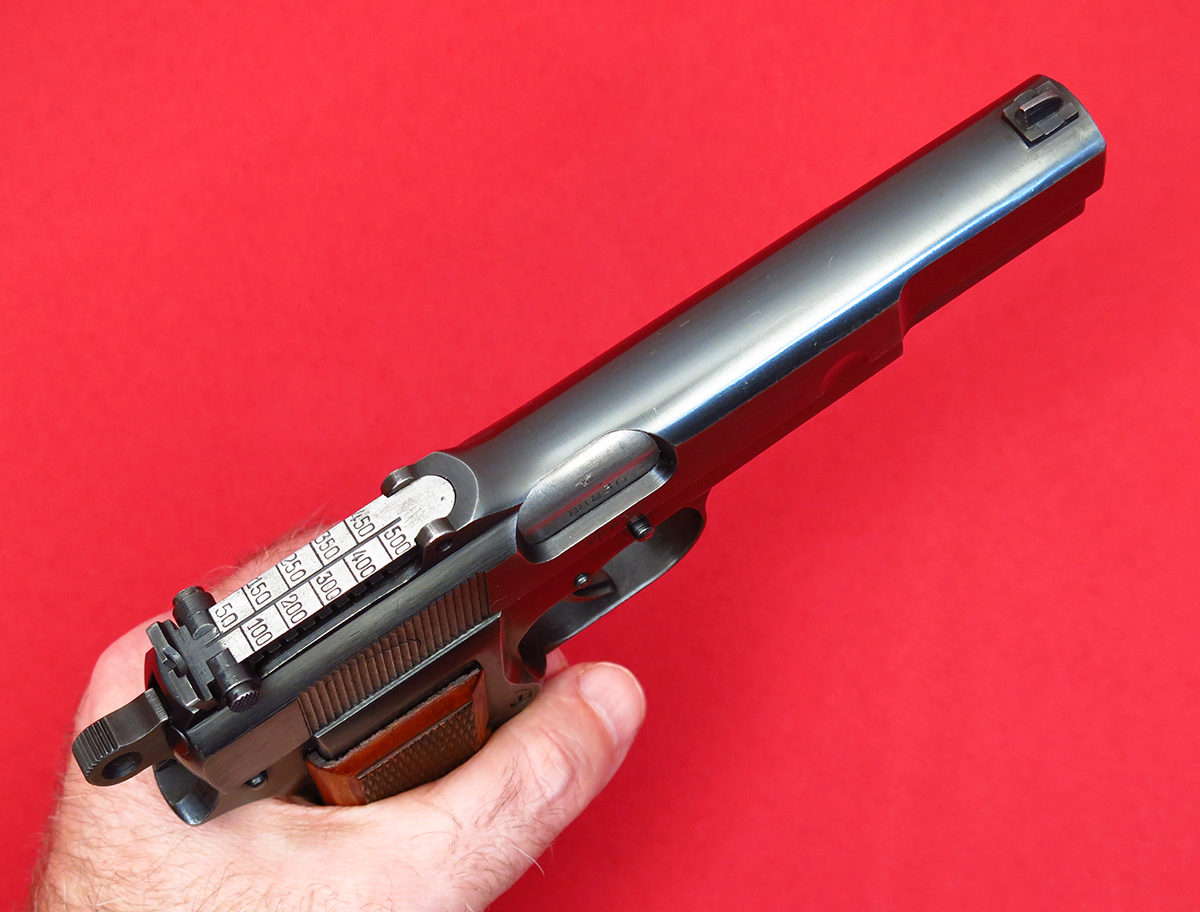 Fn Browning Hi-Power Ww2 Nazi...Tangent Sight, Matching, Non-Import ...