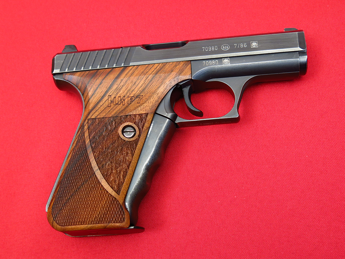 Heckler & Koch Hk P7 "Squeeze Cocker" W/ Wood Grips, 2 Mags...German ...