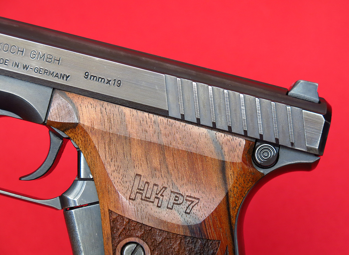 Heckler & Koch Hk P7 "Squeeze Cocker" W/ Wood Grips, 2 Mags...German ...