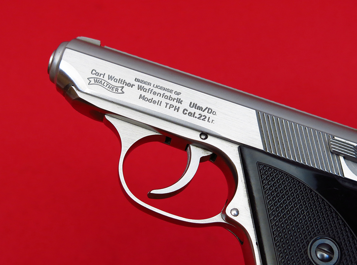 Walther Tph .22lr...Sub-Compact Stainless Steel D/A "Baby Ppk"...Good ...