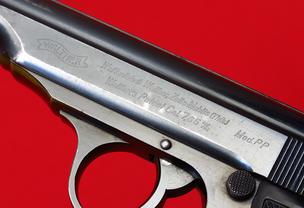 Walther Pp Ww2 Nazi "Rfv" Reich Finance...Matching, All Original W ...
