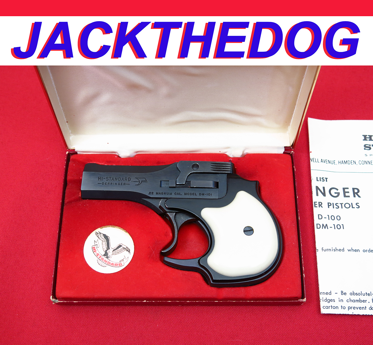 HIGH STANDARD ~ MODEL DM-101 .22MAG DERRINGER...NEAR NEW IN BOX...MFD ...