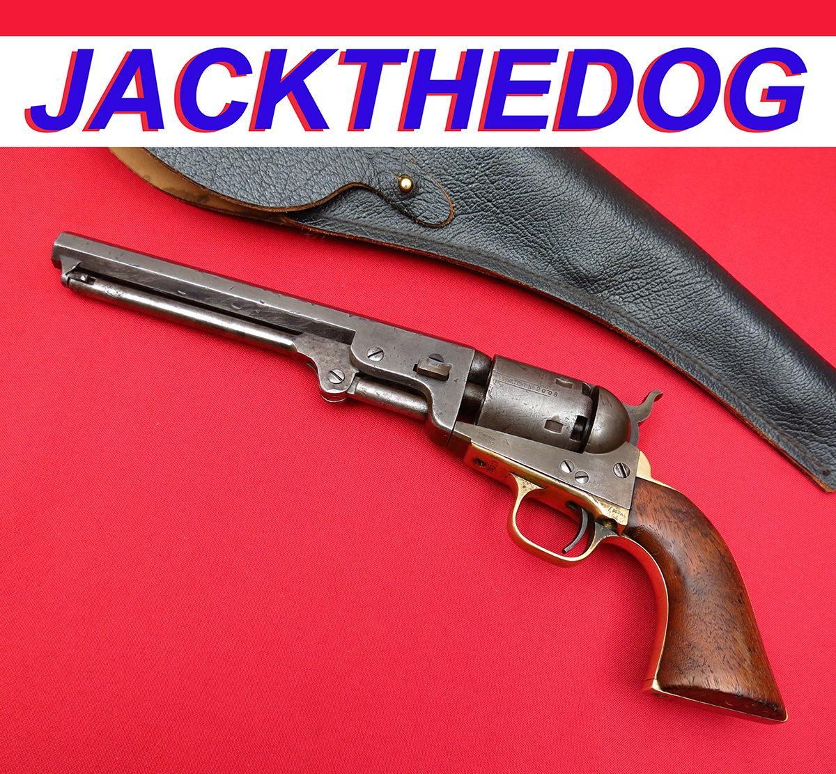 COLT ~ MODEL 1851 NAVY...CIVIL WAR ERA BLACK POWDER REVOLVER...MFD 1865 ...