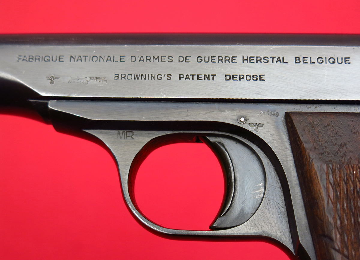 Fn Browning Model 1922 Wwii Nazi Luftwaffe Rig...Kreighoff Drop Holster & Capture Papers...C&R ...