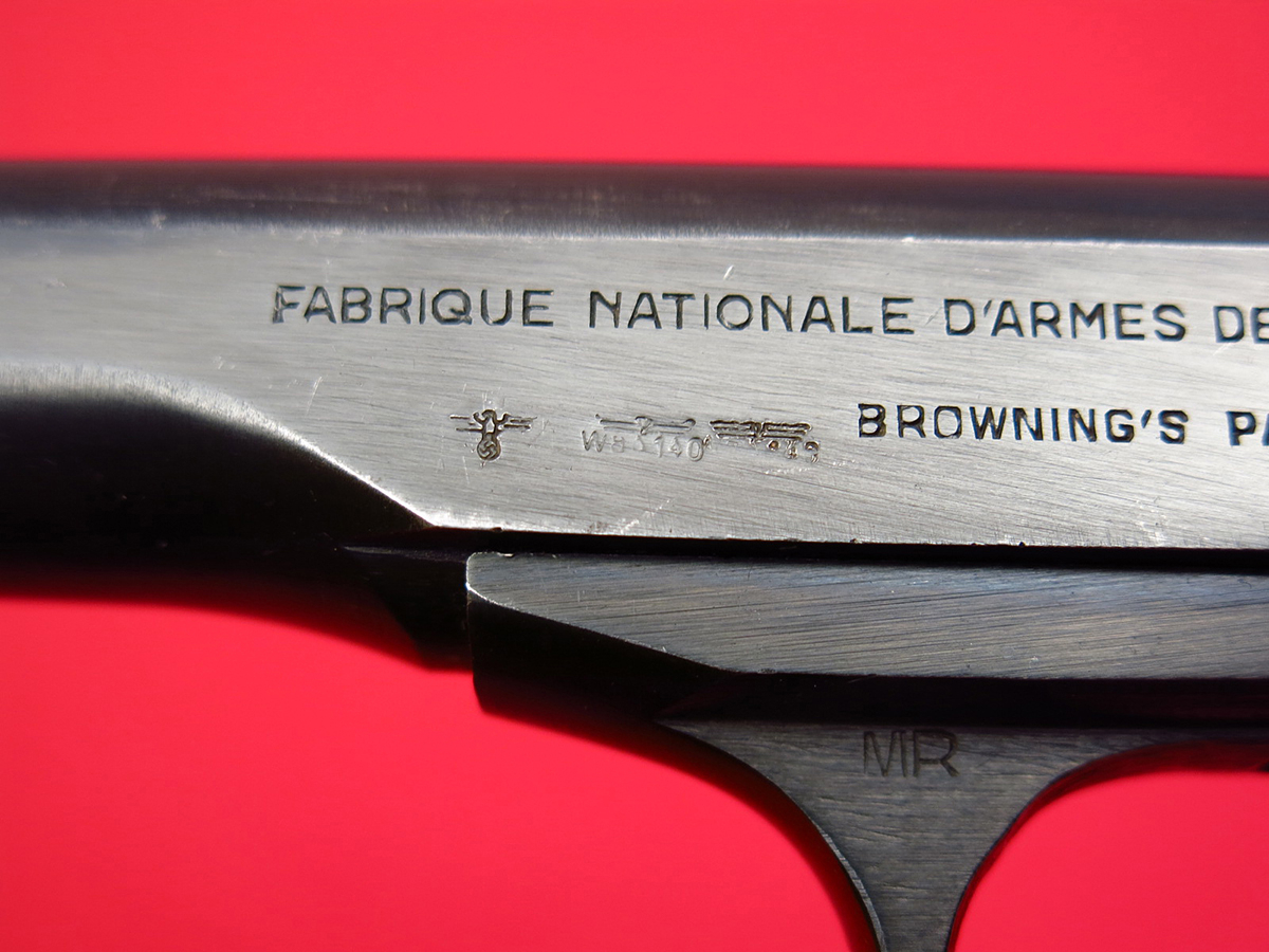 Fn Browning Model 1922 Wwii Nazi Luftwaffe Rig...Kreighoff Drop Holster & Capture Papers...C&R ...