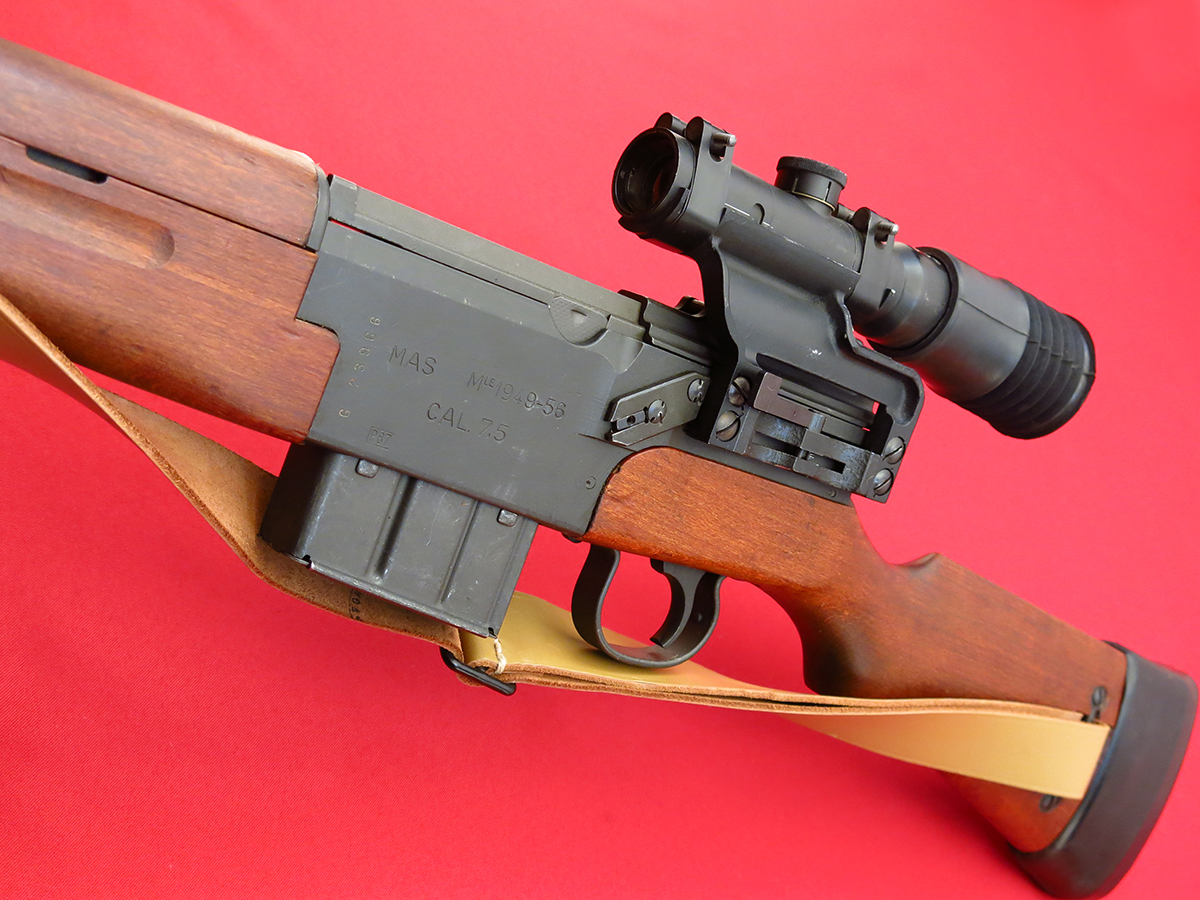 French Mas Mle 1949-56 Semi-Auto Sniper Rifle W/ Original Scope ...