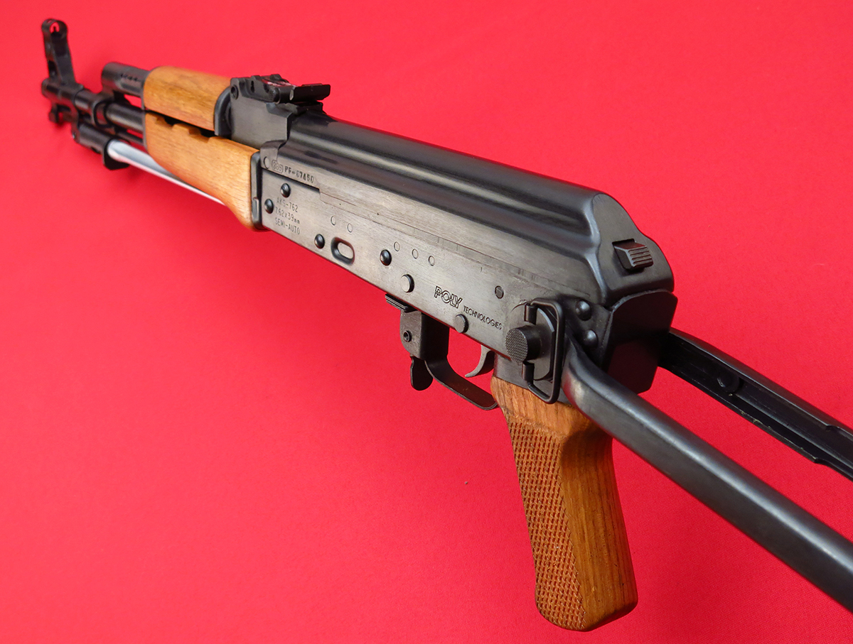 Poly Tech Pre-Ban Aks-762 (Ak47) Double Underfolder W/ Spike Bayo ...