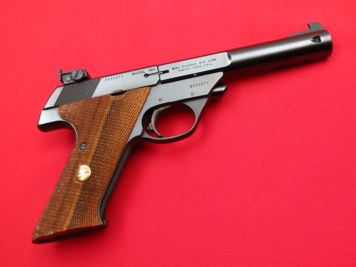 HIGH STANDARD - ~ M104 SUPERMATIC CITATION .22LR TARGET PISTOL...5-1/2