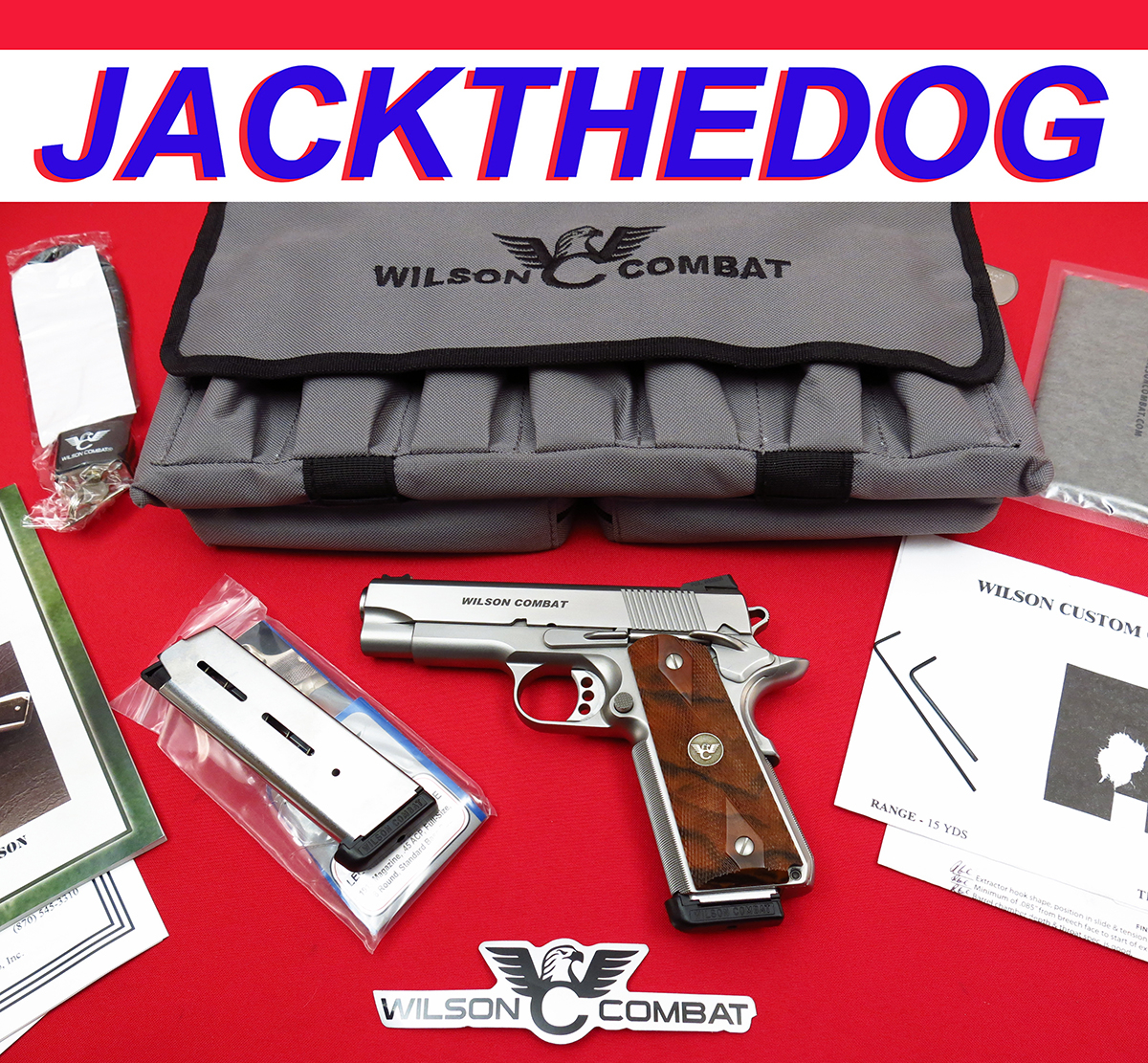 Wilson Combat Professional Midsize 1911 W/ Stainless Upgrade, Rnd Butt ...