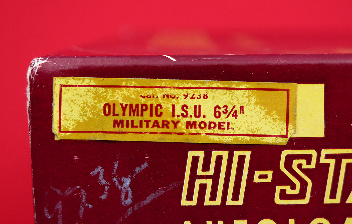 High Standard 107 Olympic Isu Military .22-Short...Scarce Pistol, Like ...
