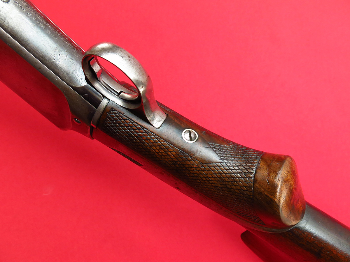 Burgess Gun Co "Grip Pump" Shotgun...Super With Two Solid Rib Barrels ...