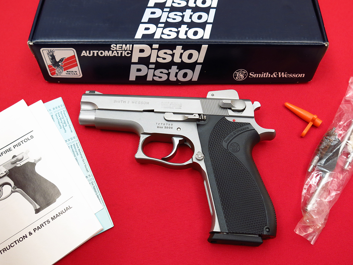 Smith & Wesson Scarce Model 3906...Mint/Unfired In Box...Stainless, Adj ...