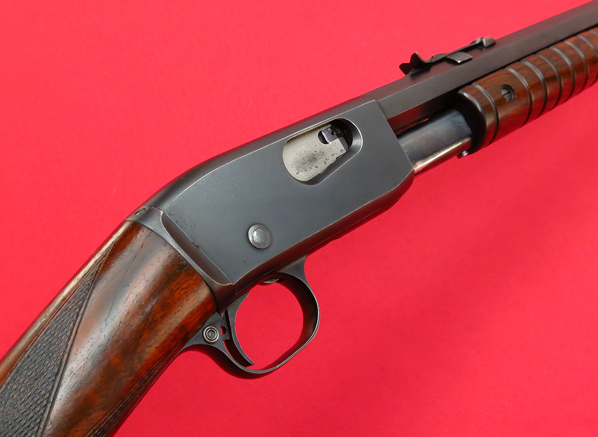Remington Model 12-C...22 S-L-Lr Pump...Octagon Barrel, French Walnut ...