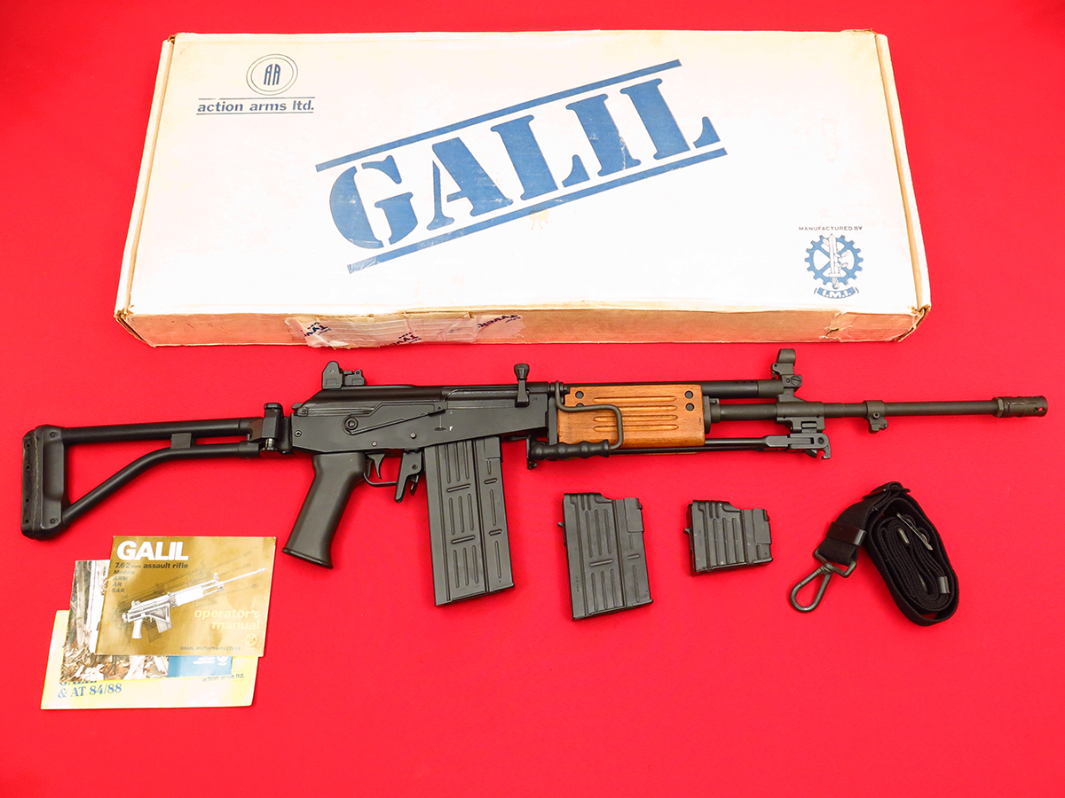 Galil Pre-Ban Arm 332 (I.M.I./Action Arms)...308, Folding Stock, Bipod...Excellent Shape In Box ...