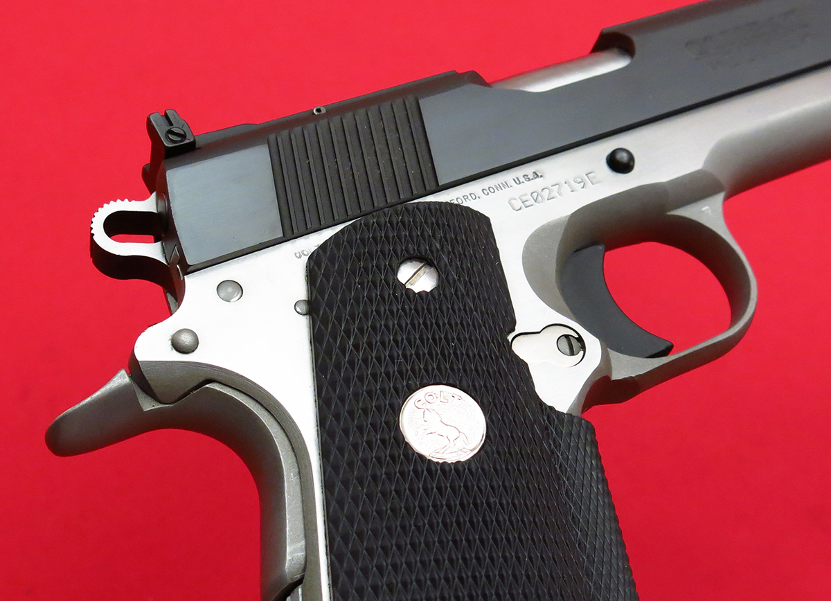 Colt Combat Elite .38 Super Mark Iv Series 80...Blue/Ss, Adj Sights ...