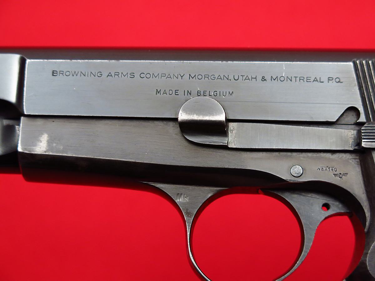 Fn Browning Hi-Power 9mm...Wwii Nazi Frame/Post-War Slide, Adjustable ...