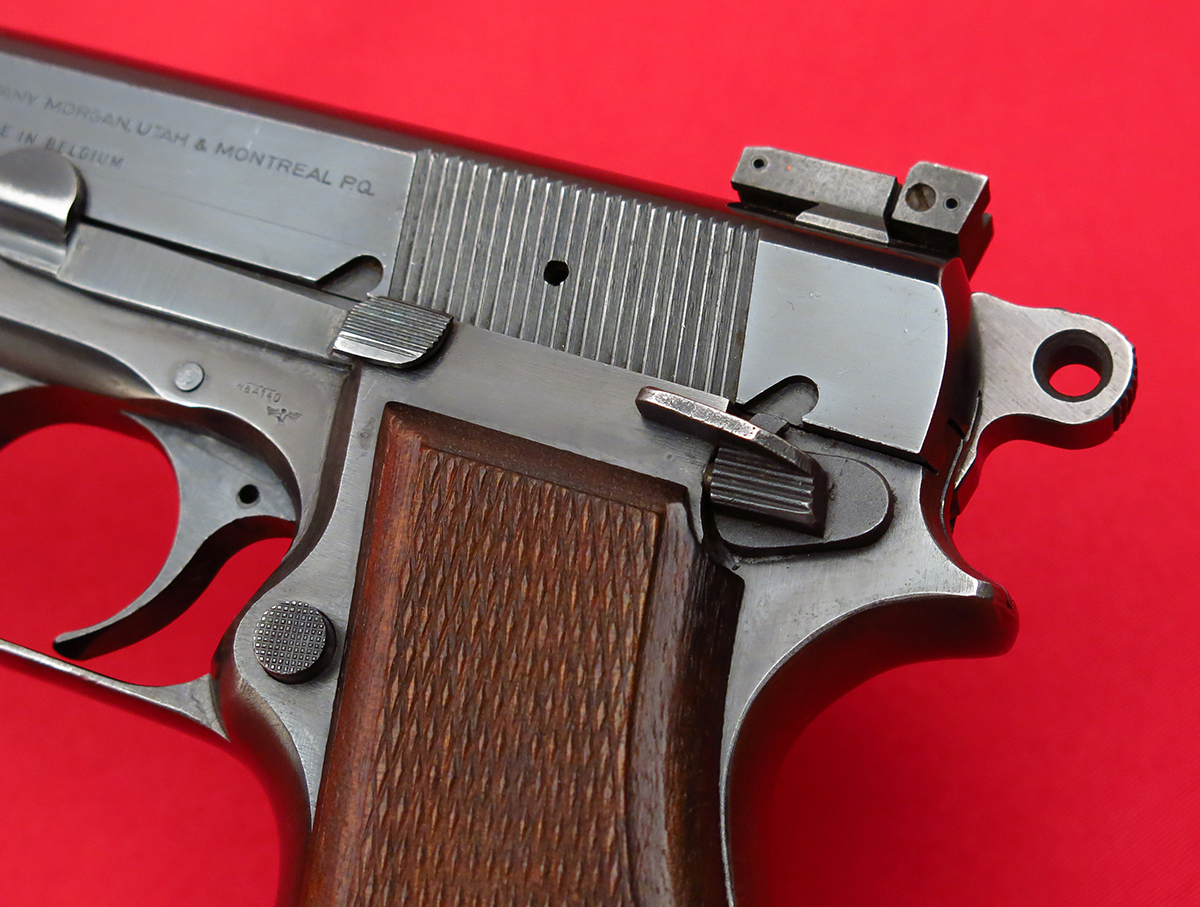 Fn Browning Hi-Power 9mm...Wwii Nazi Frame/Post-War Slide, Adjustable ...