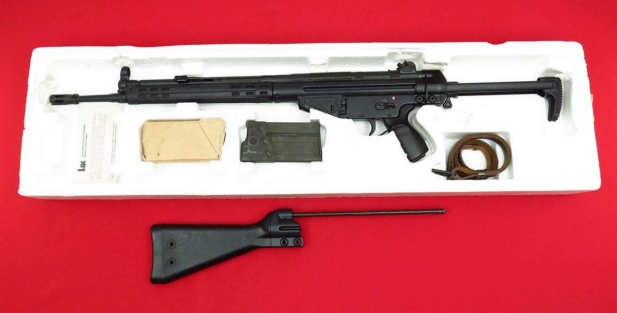 Heckler & Koch Hk91-A3 Pre-Ban W/ Collapsible & Full Stocks, Port ...
