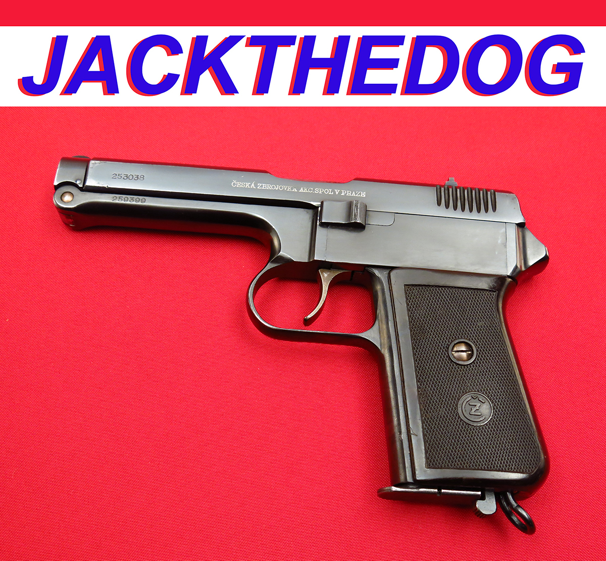 ~ MODEL 38...WWII CZECH MADE/NAZI ISSUED ODDBALL PISTOL...DAO .380 ACP ...