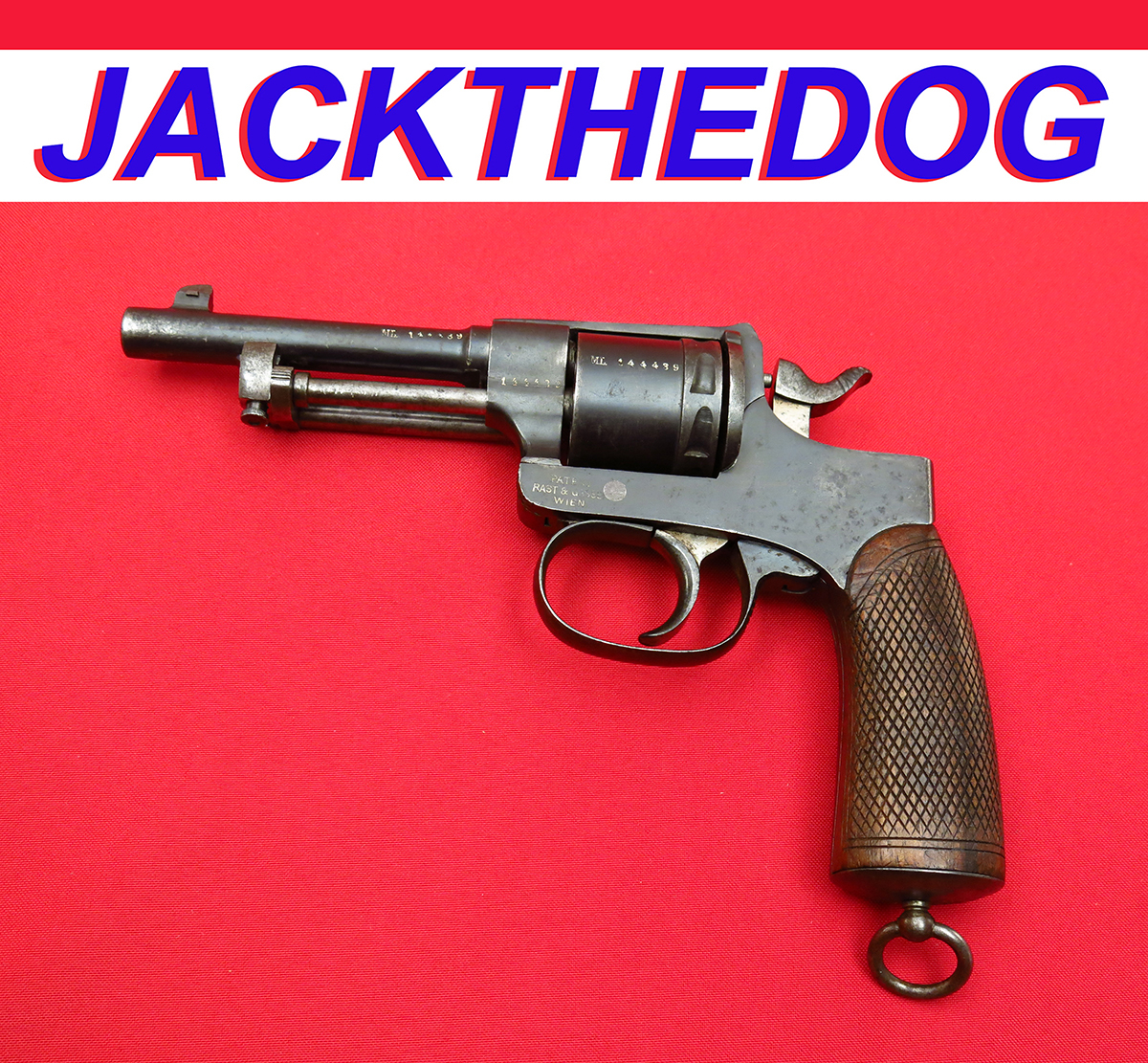 RAST & GASSER ~ M1898 WW1 AUSTRO-HUNGARIAN SERVICE REVOLVER...ALL ...
