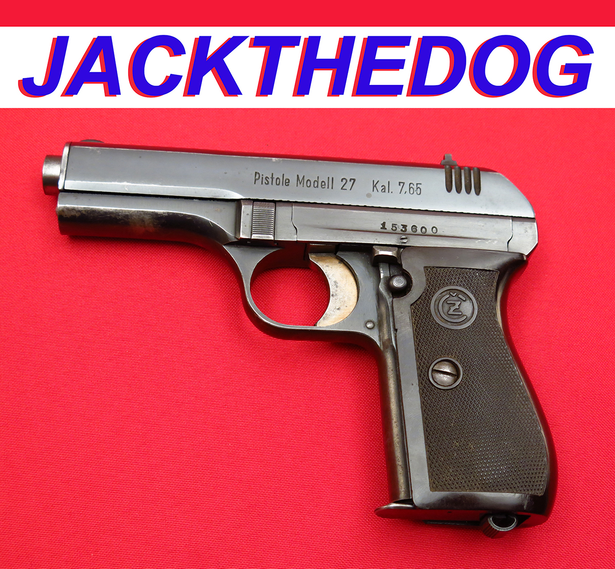 Cz P.Mod 27...Ww2 Nazi Army Issue...Matching, Original Finish, Non ...