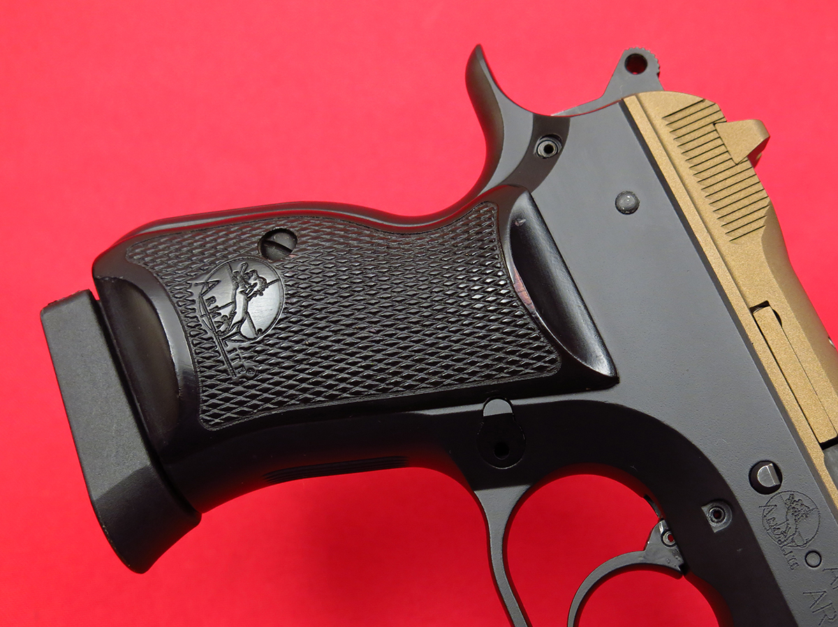 Armalite Ar-24k 9mm...Cz75 Compact Clone...Custom 2-Tone Black & Burnt ...