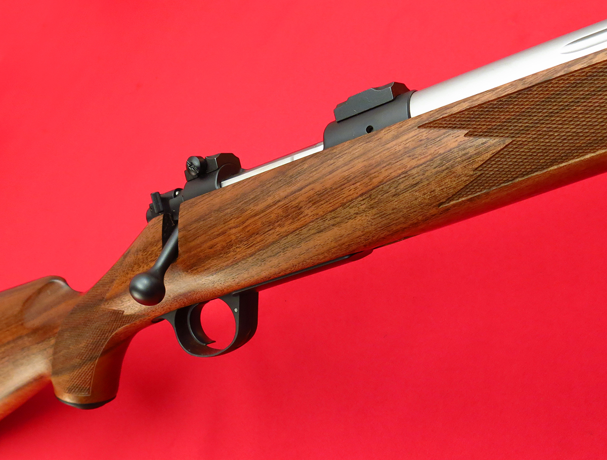 Kimber Model 84m Varmint...26" Stainless/Fluted Bbl, Walnut Stock ...