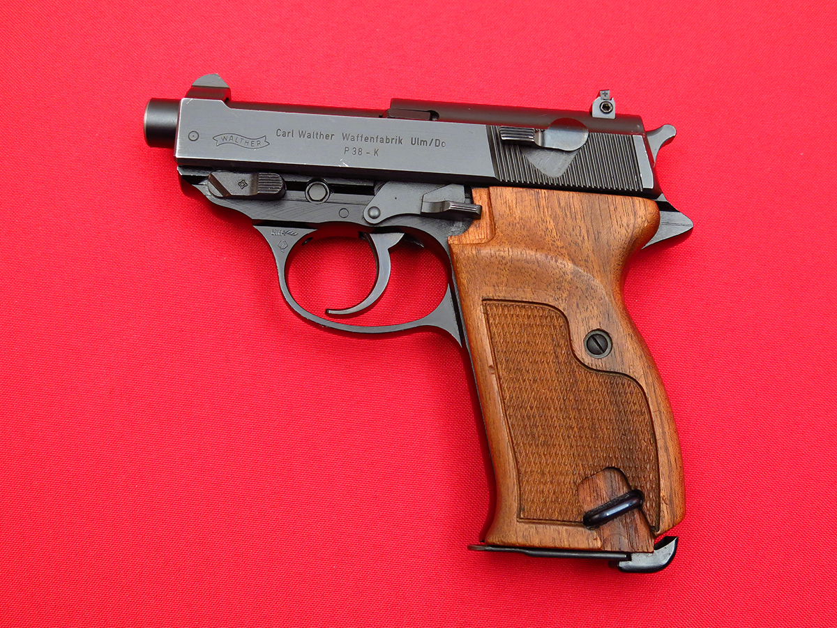 Walther P38k...Factory Snub-Nose P.38...1-Of-2600 Made...Munich Police Marked 9mm Luger For Sale ...