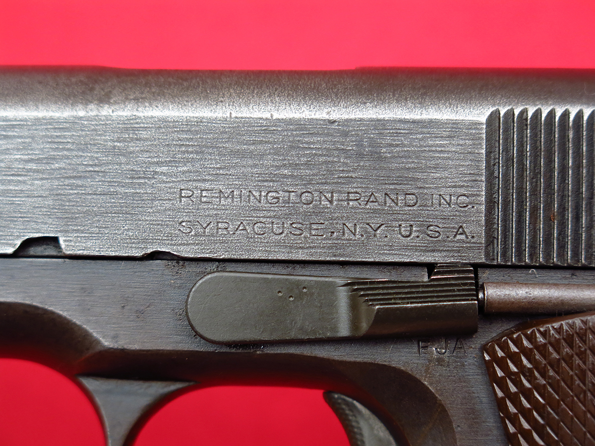 Remington Rand Model 1911a1 U.S. Army Ww2 .45 Auto...Very Early "Type 2"...Original Finish W ...