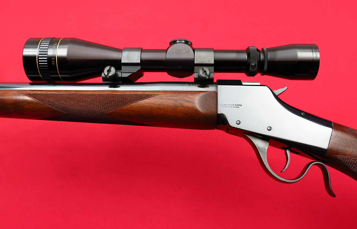 Falling Block Works, Inc. Custom Single Shot "High Wall" Rifle...225 ...