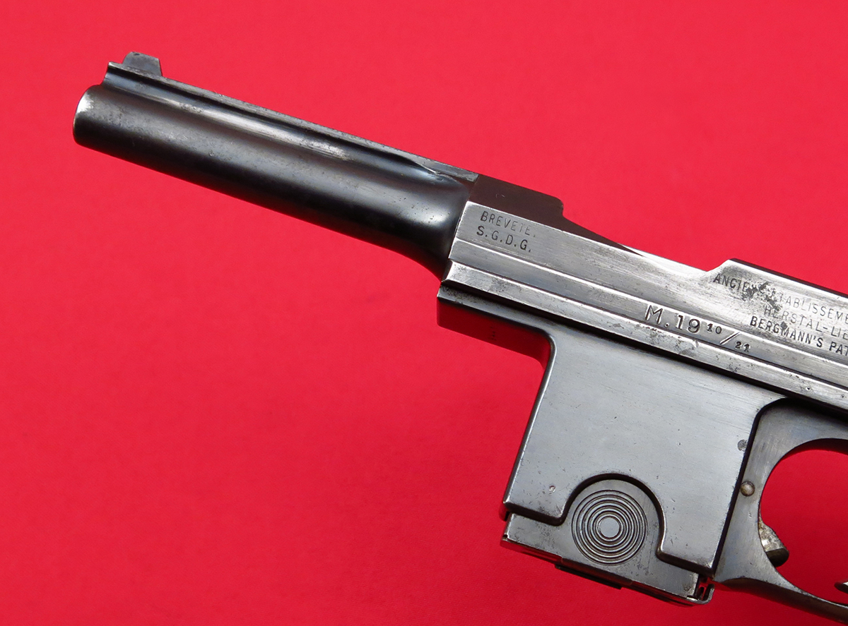 Bergmann-Bayard M1910/21 Danish Military...Scarce Pistol...Matching ...