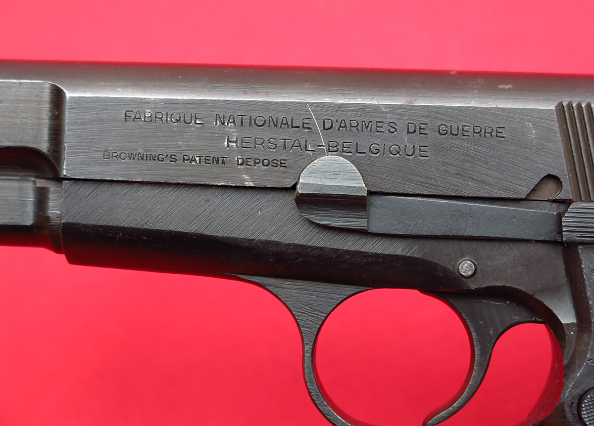 Fn Ww2 Hi-Power... Late War "Lunch Box" Pistol W/ No Serial Numbers ...