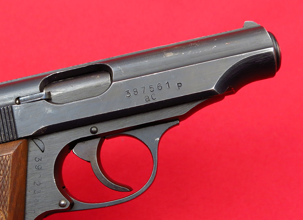 Walther Pp Ww2 "Ac" Code Gi Factory Capture W/ Pressed Wood Grips, Xlnt ...