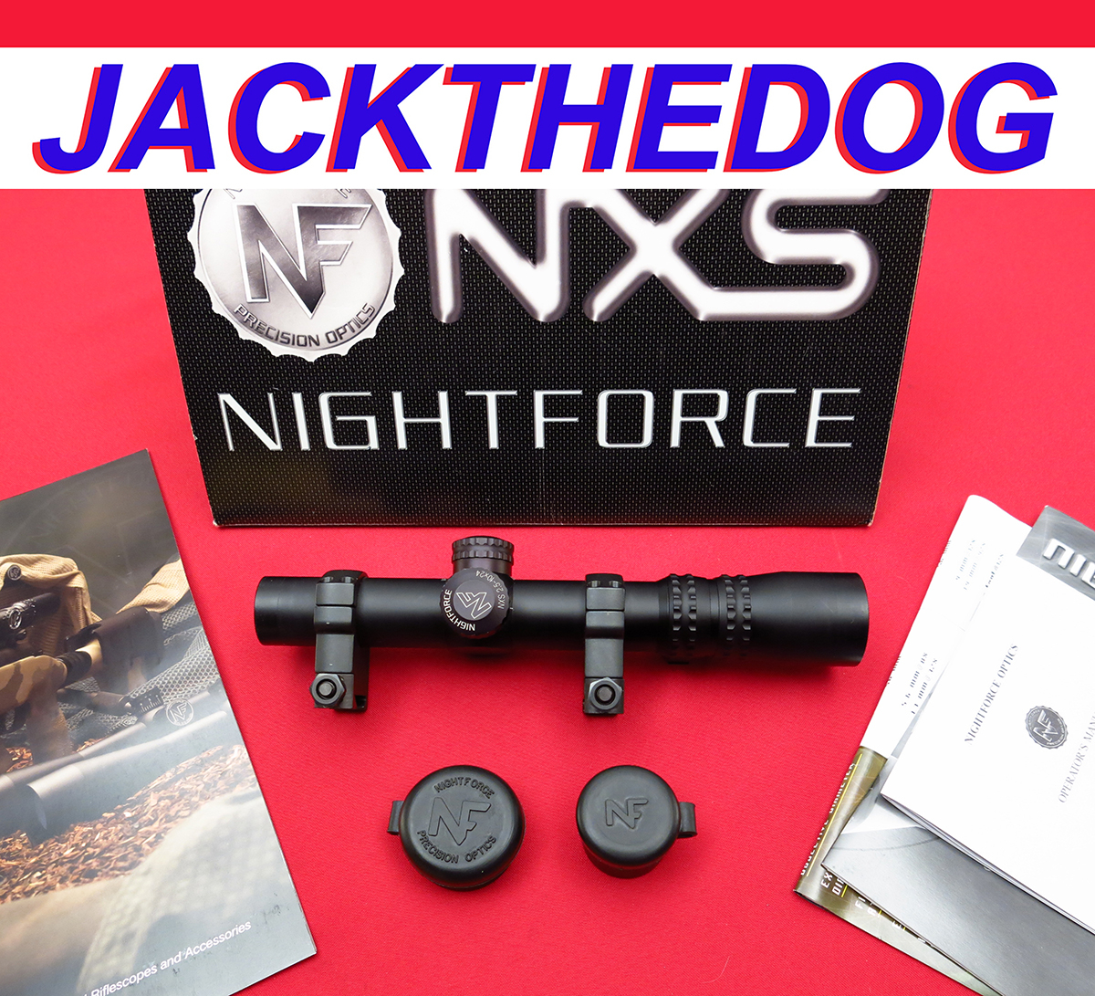 Nightforce Compact Nxs 2.5-10x24...W/ Np1 Illuminated Reticle & Rings ...