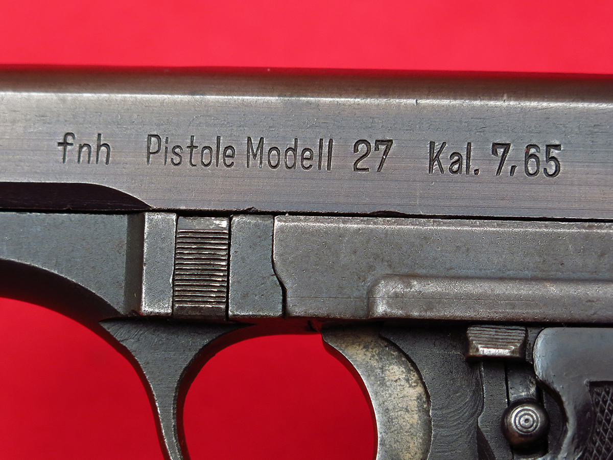 Cz P.Mod 27 "Fnh" Code...Late Ww2 Nazi E/Waa76...Original, Matching ...