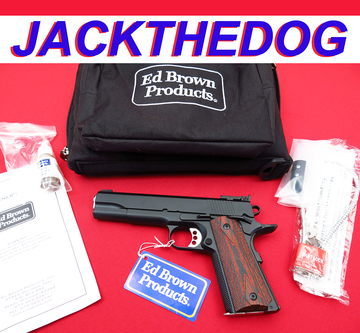 Ed Brown 1911 Custom Limited Edition .38 Super...1 Of 100...Perfect ...