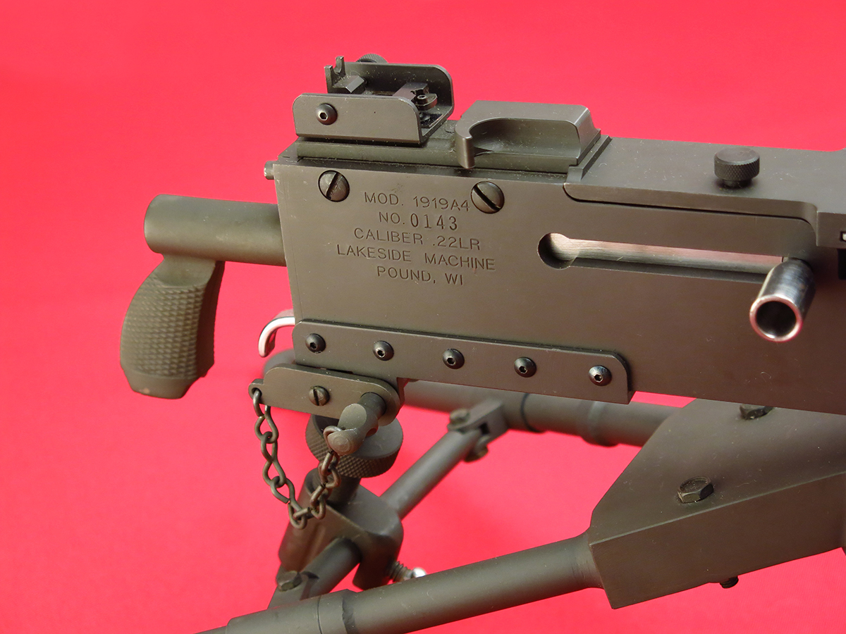 Lakeside Machine M1919a4 Belt-Fed Machine Gun...1/2 Scale Semi-Auto .22lr...New In Transit Case ...