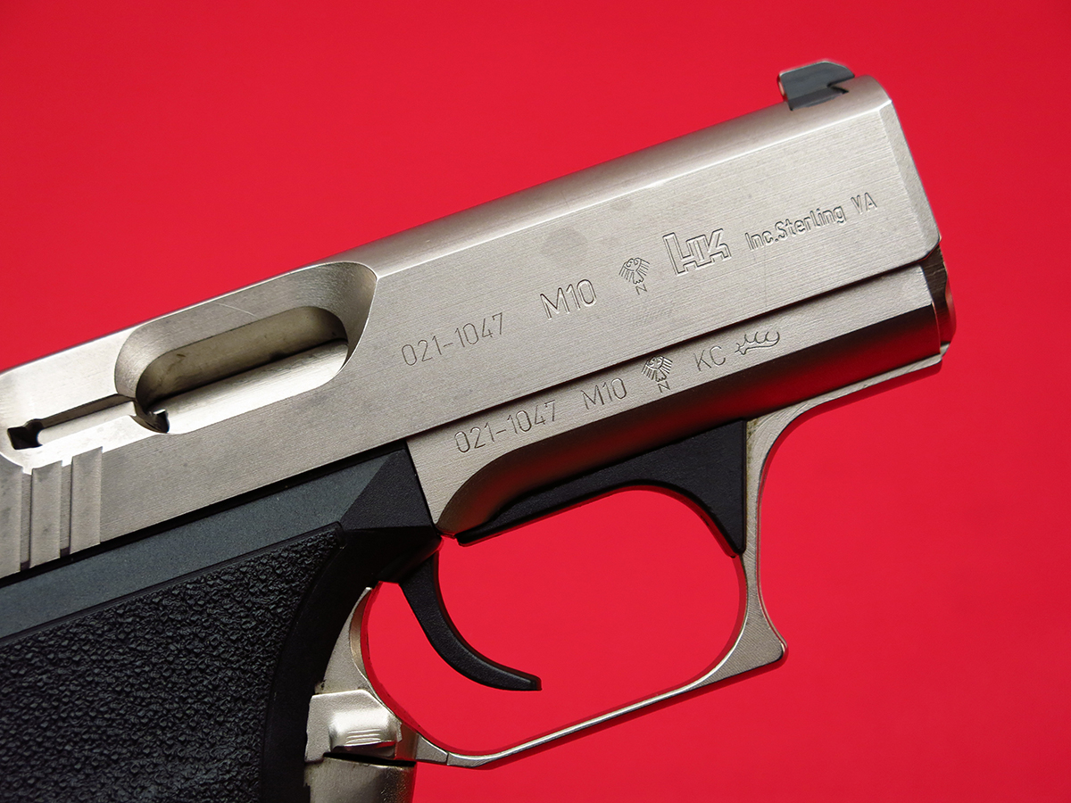 Heckler & Koch P7m10 .40 S&W "Squeeze Cocker"...Factory Nickel Finish ...
