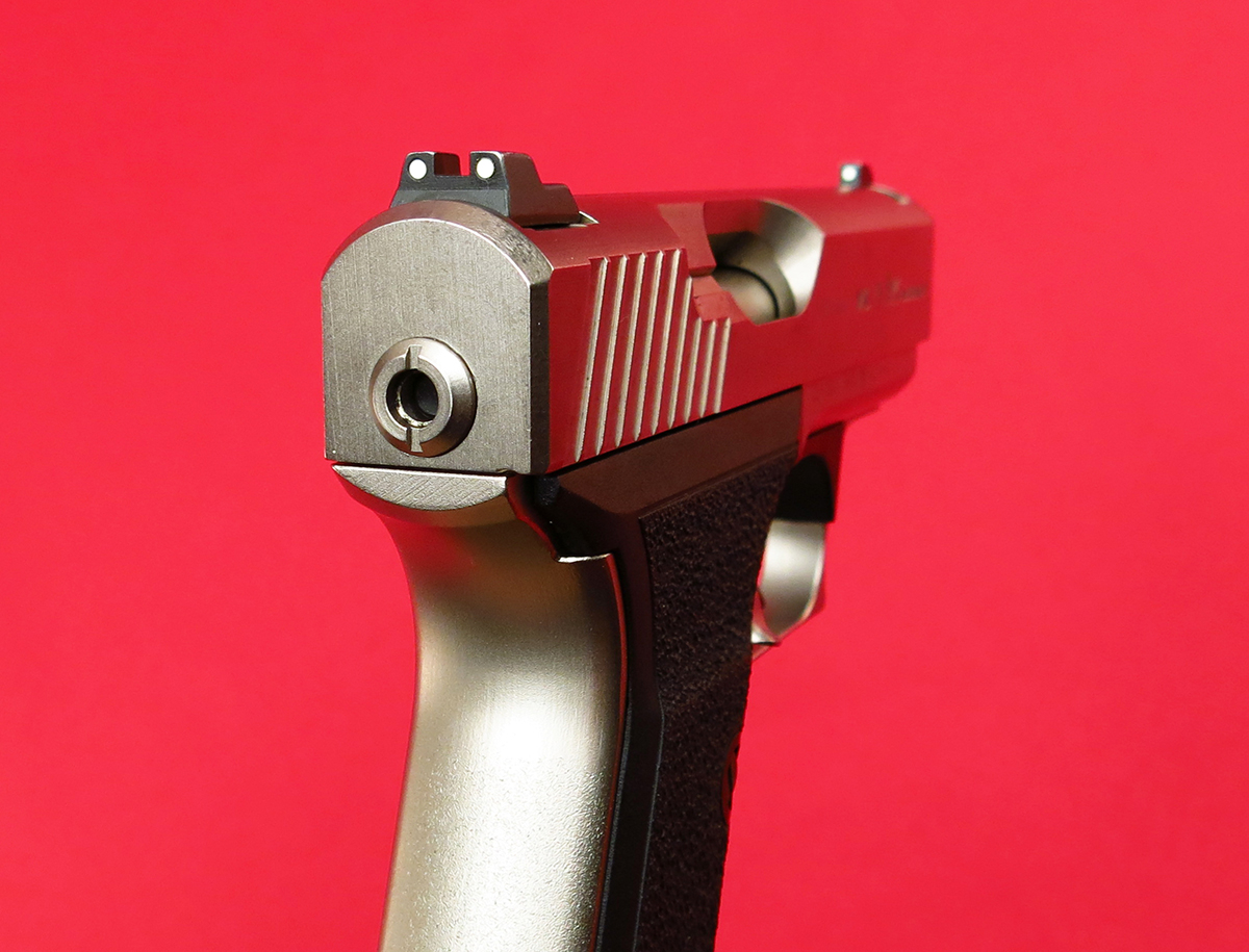 Heckler & Koch P7m10 .40 S&W "Squeeze Cocker"...Factory Nickel Finish ...