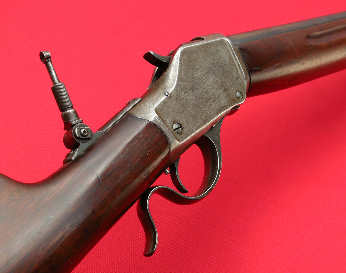 WINCHESTER - ~ MODEL 1885 HIGH WALL MUSKET .22LR...W/ SET TRIGGER ...