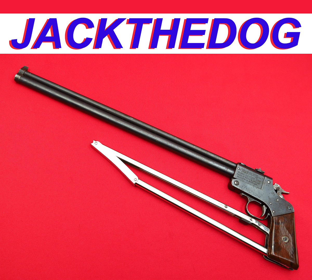 MARBLE ARMS ~ GAME GETTER MODEL 1921...COMBINATION .22 & .410...FOLDING ...