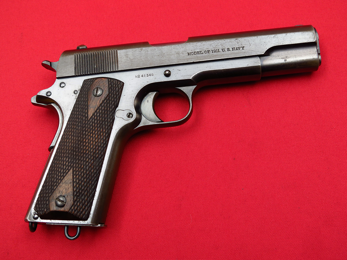 Colt 1911 U.S. Navy .45 Automatic...Mfd 1913...Original Finish, Good ...